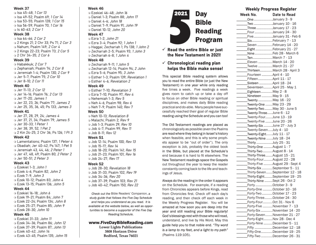 Bible Reading Peninsula Bible Fellowship Bible Reading Peninsula Bible Fellowship